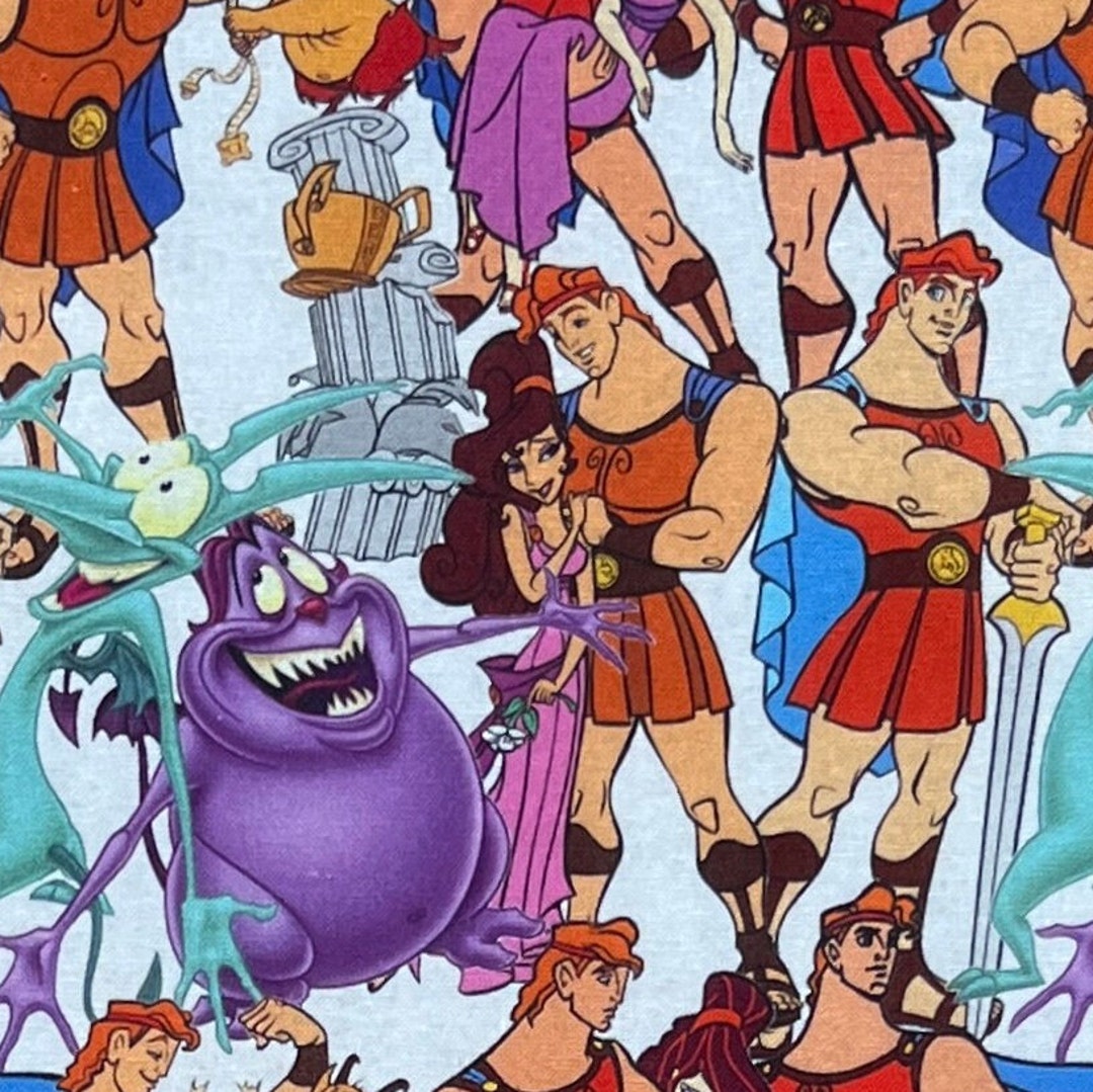 Hercules Pain and Panic Remnants | 100% Cotton Fabric - Etsy