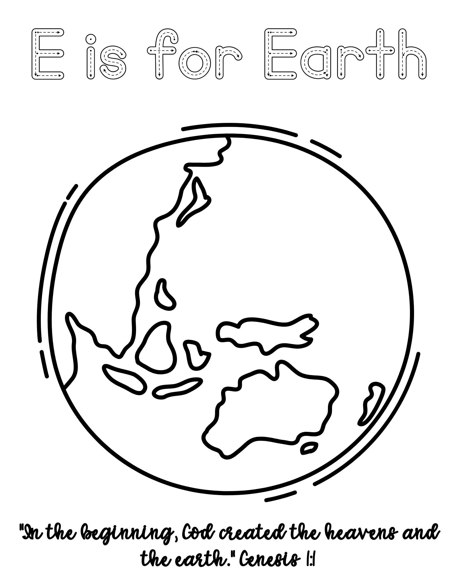 Bible Coloring Pages for Kids, Christian Coloring Book, Sunday School ...