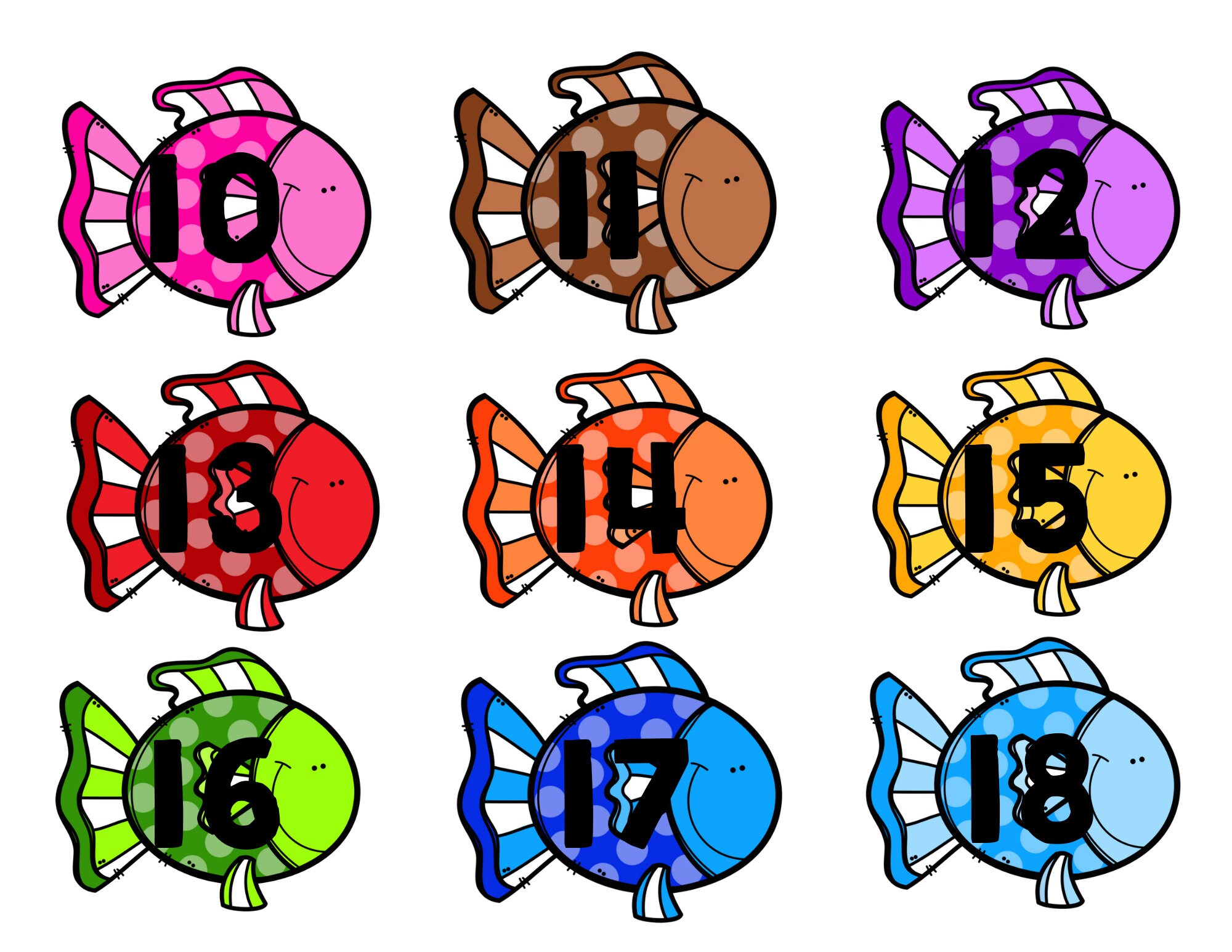 Preschool Counting Activities, Fishing Game, Kindergarten Math ...