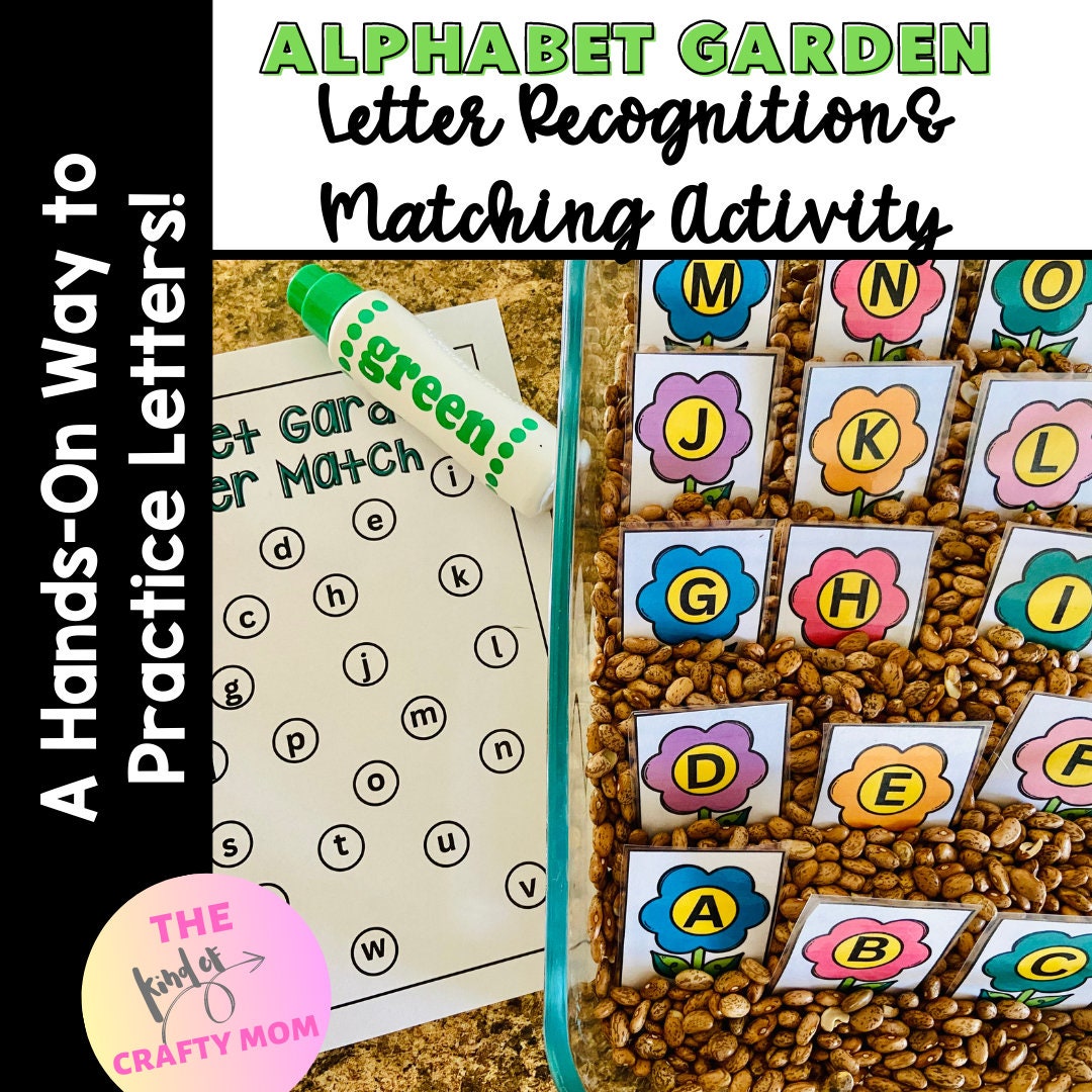 Preschool Alphabet Printable, ABC Matching Game, Kindergarten Readiness ...