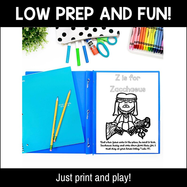 Bible Coloring Pages for Kids, Christian Coloring Book, Sunday School ...