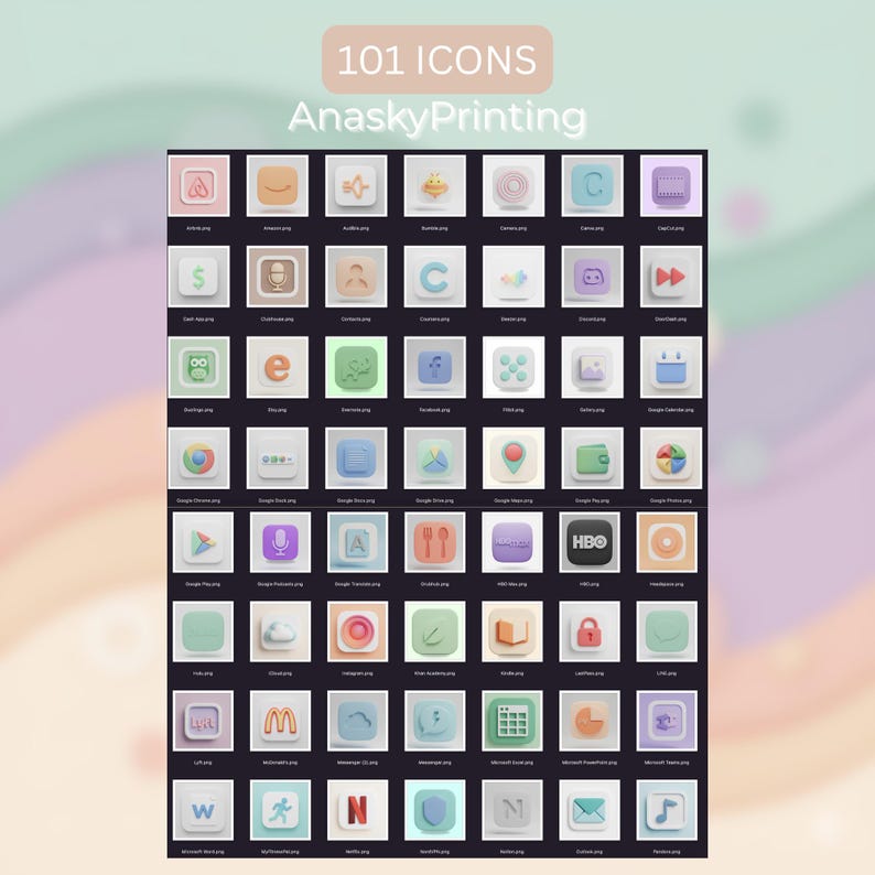Minimal Matte App Icons & Widgets and Wallpapers Pack – Ios Android ...