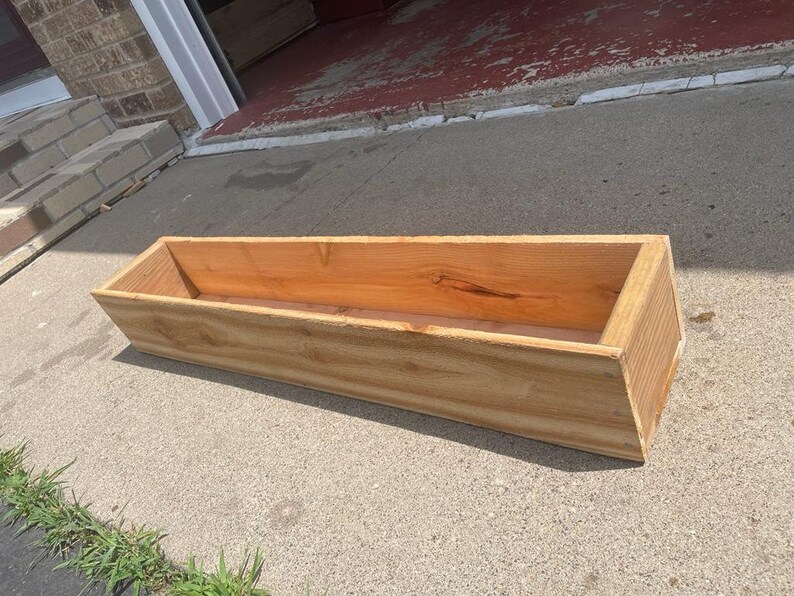 Cedar Wood Window Planter Box - Etsy