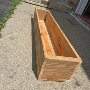 Cedar Wood Window Planter Box - Etsy