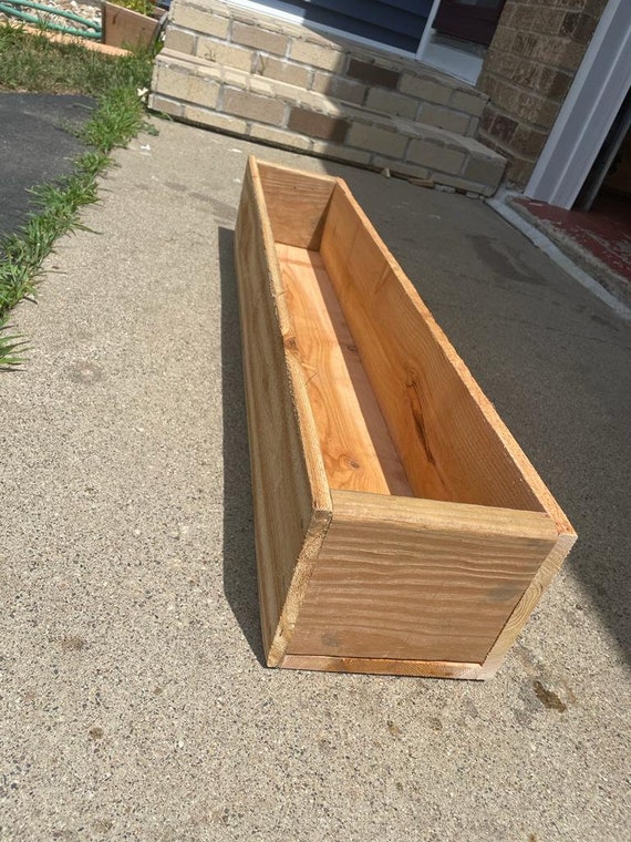 Cedar Wood Window Planter Box - Etsy