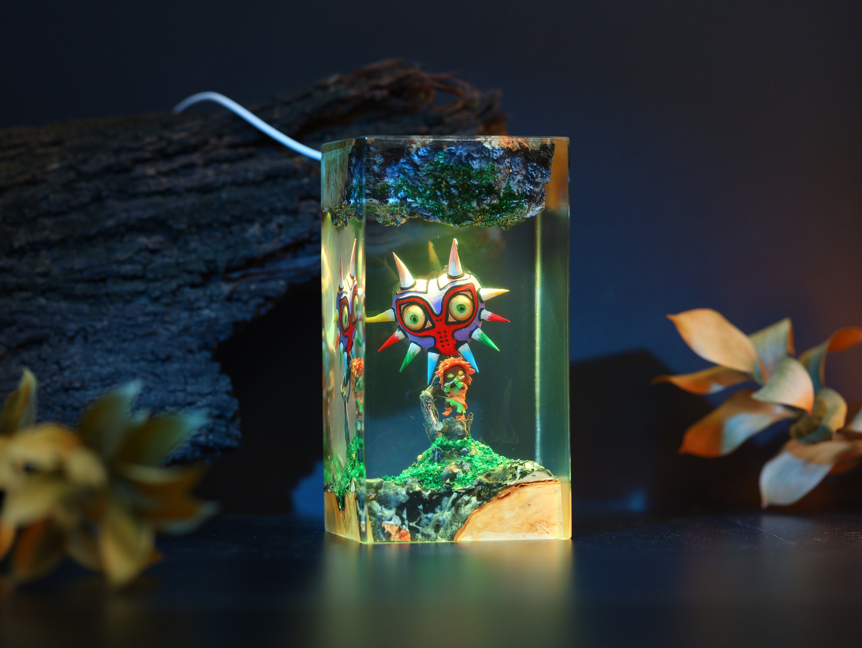 Majora Mask Night Lamp, Zelda Night Light, Master Sword Zelda Figure ...