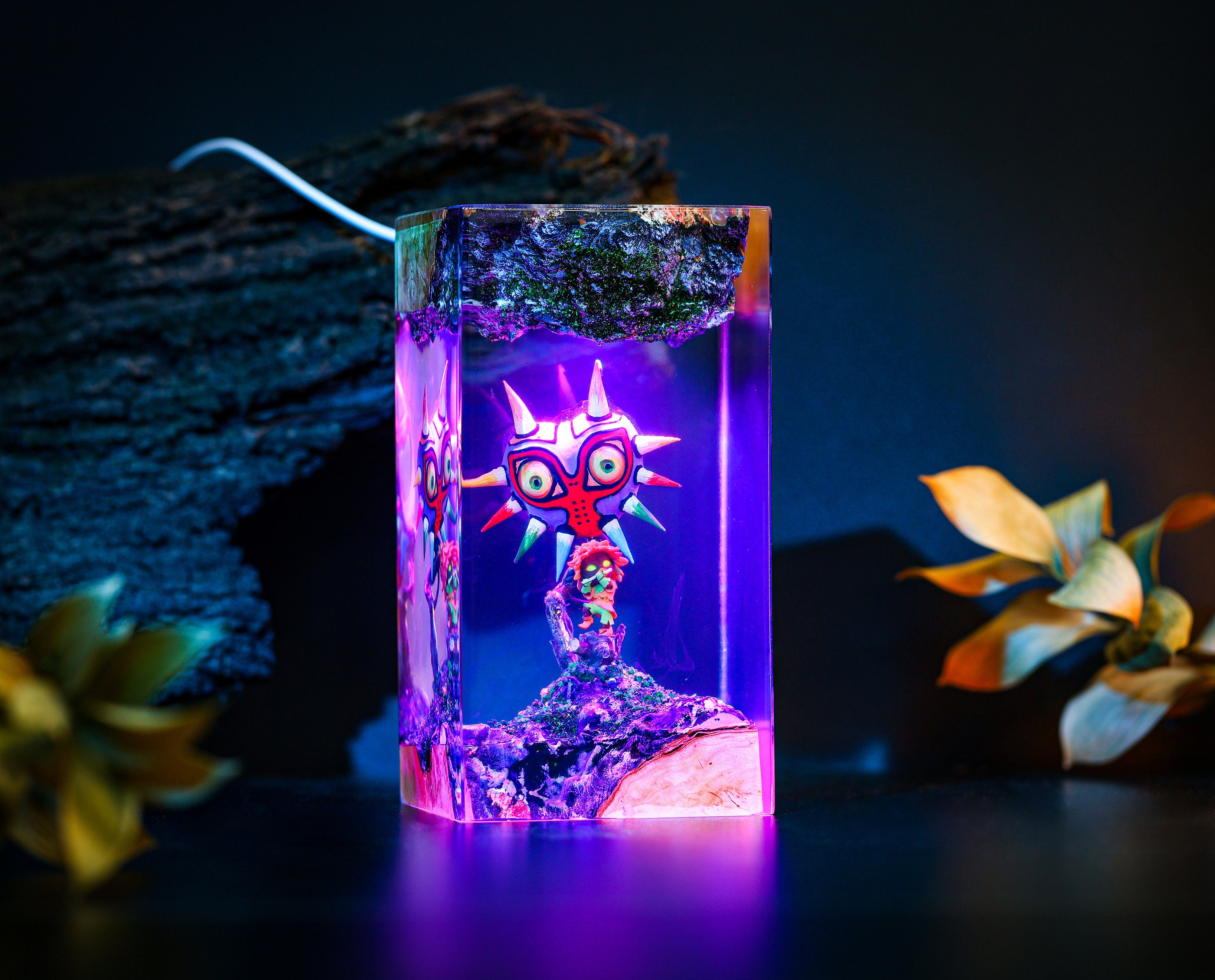 Majora Mask Night Lamp, Zelda Night Light, Master Sword Zelda Figure ...
