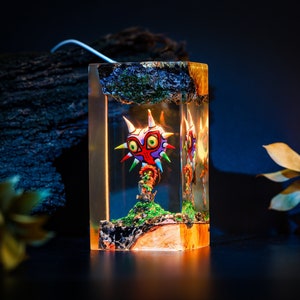 Majora Mask Night Lamp, Zelda Night Light, Master Sword Zelda Figure ...