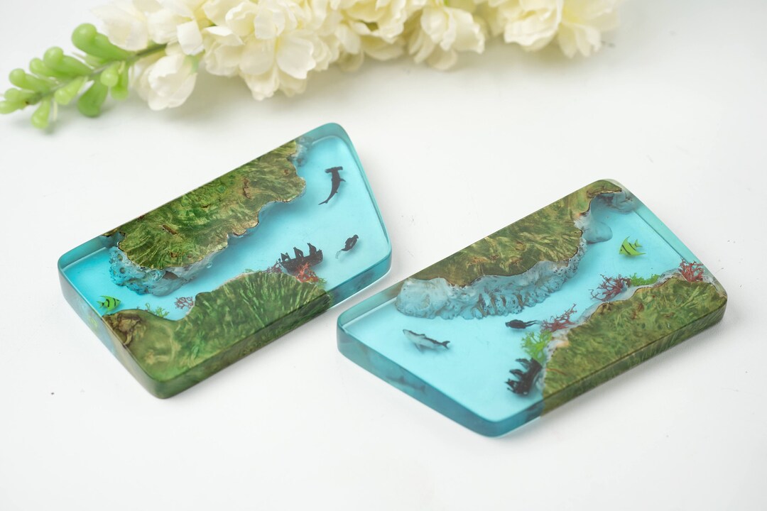 Resin Split Keyboard Wrist Rest Stable Wood Wrist Rest Resin - Etsy