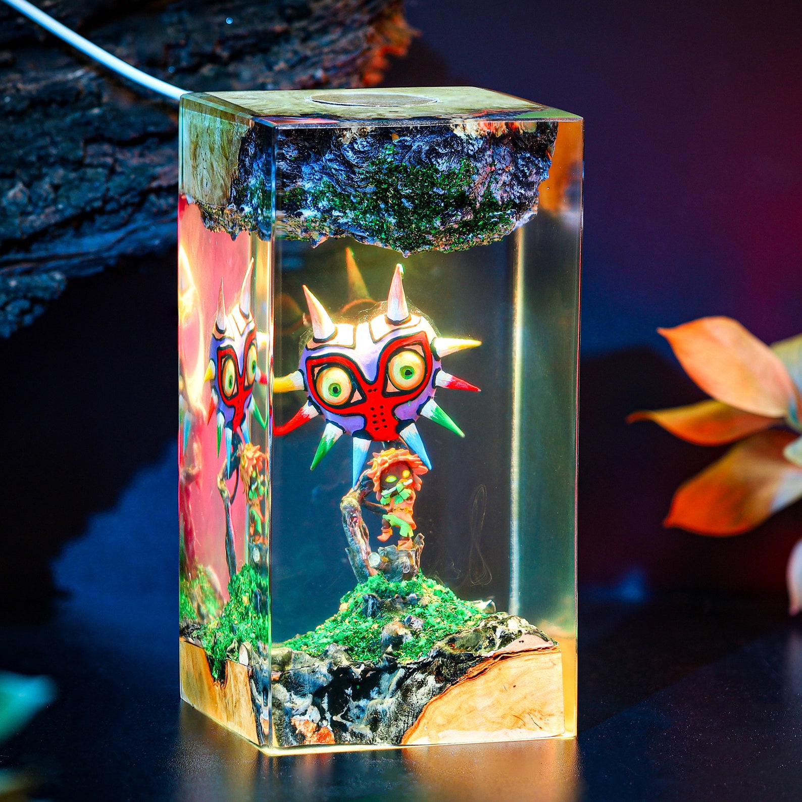 Majora Mask Night Lamp, Zelda Night Light, Master Sword Zelda Figure ...