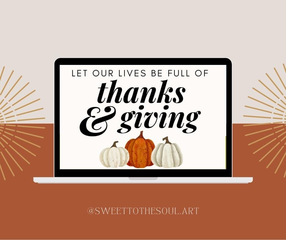 Thanksgiving Poster / Thanks & Giving - Etsy