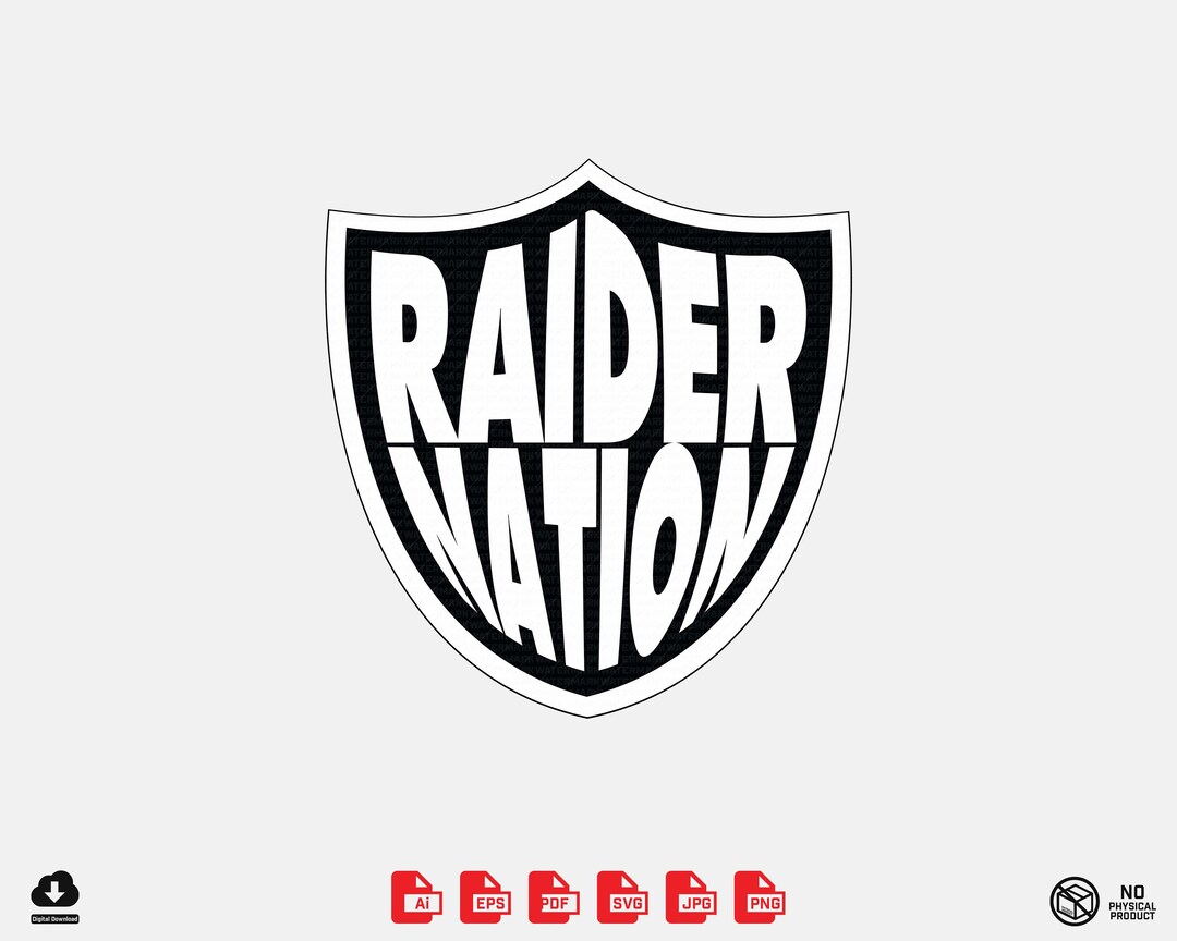 Raider Nation Vector Ai Eps SVG PDF And Image Jpg Png - Etsy Portugal
