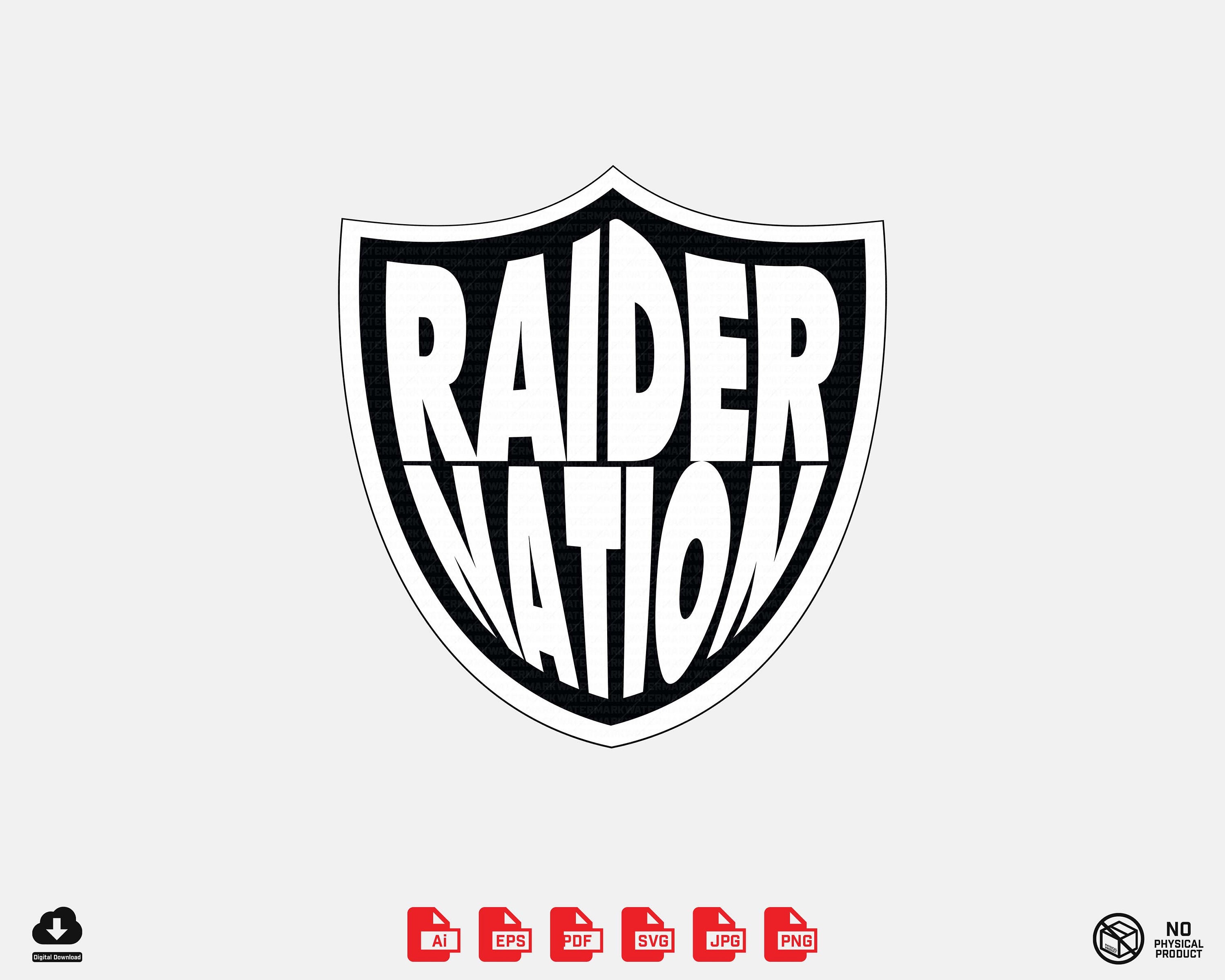 Raider Nation Vector ai, Eps, SVG, PDF and Image jpg, Png - Etsy