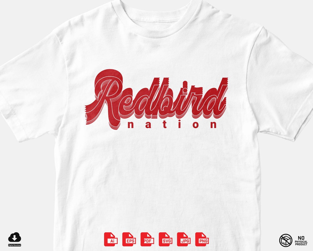 Redbird Nation Vector ai Eps SVG PDF and Image jpg Png - Etsy