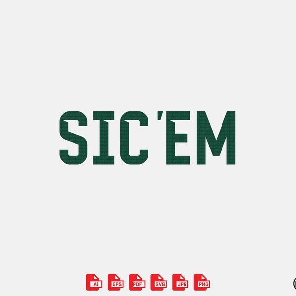 Sic Em - Etsy