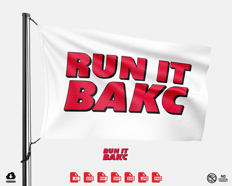 Run It Bakc Vector Ai Eps SVG PDF DXF And Image Jpg - Etsy México
