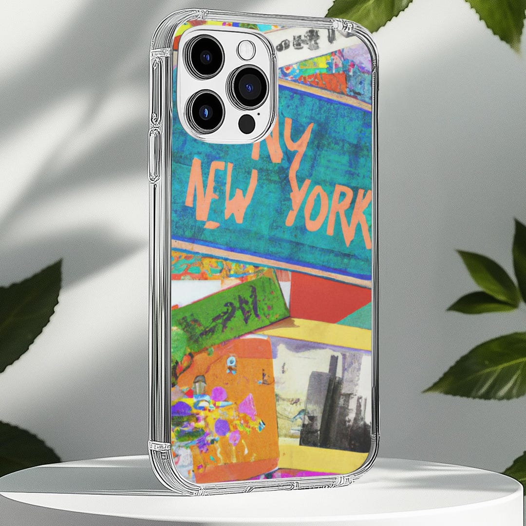 Vintage Scrapbook Iphone® Case, Urban New York Collage Phone Case - Etsy