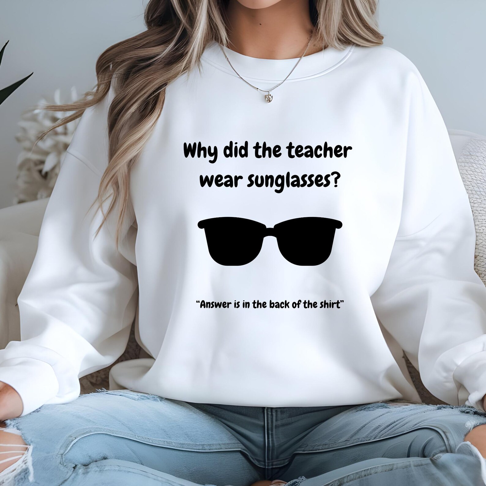 Funny Teacher Sweatshirt, "bright Students" Graphic Pullover, Unisex ...