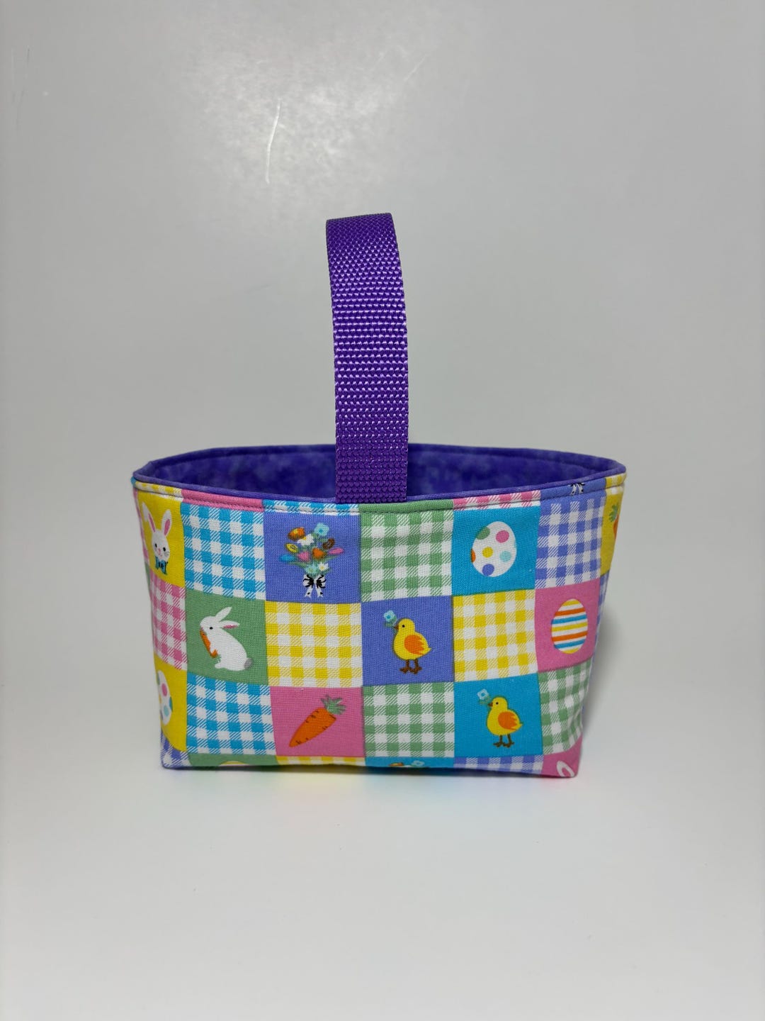 Easter Basket, Fabric Easter Basket, Cute Easter Basket, Fabric Easter ...
