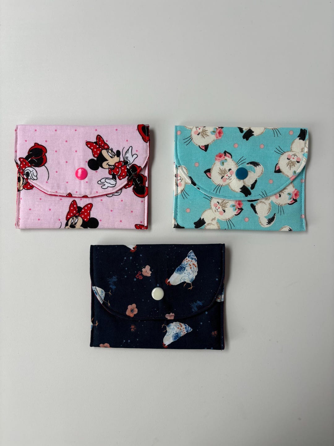 Fabric Snap Pouch: Small Wallet, Credit Card Holder - Etsy
