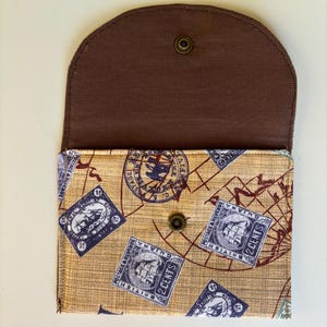 Handmade Snap Wallet: Fabric Coin Pouch, ID & Credit Card Holder - Etsy
