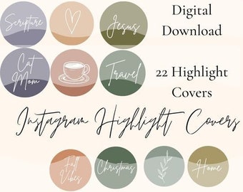 12 Black and White Christian Instagram Highlight Covers - Etsy