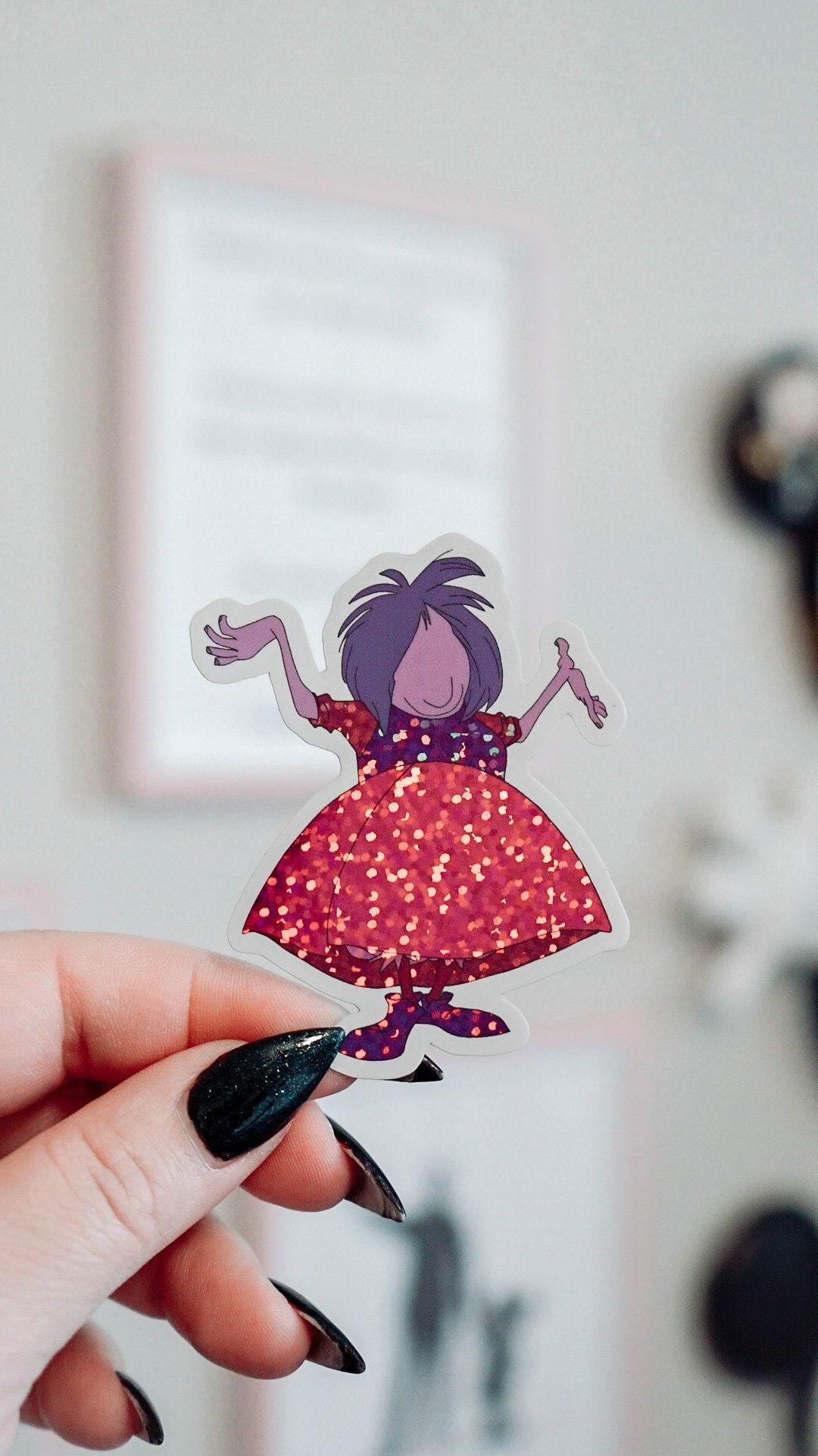 Mad Madam Mim Sticker Madam Mim Villains Sticker Planner - Etsy