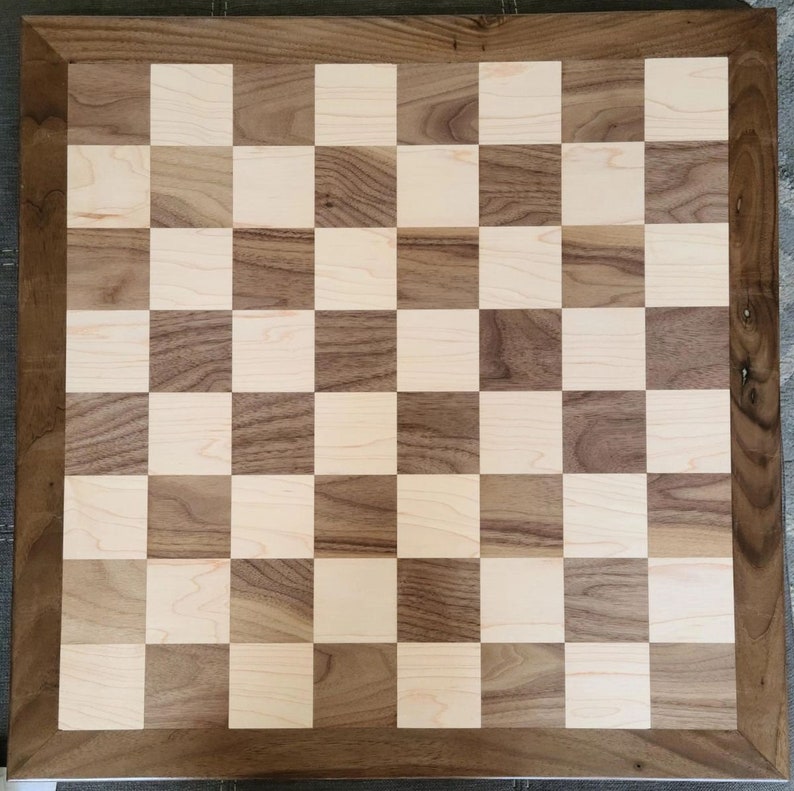 Chess Board With Border - Etsy