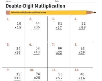 Triple-digit Addition and Subtraction Math School Assignment Worksheet ...