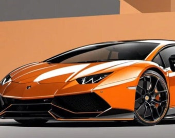 100 Modified Supercars Coloring Book Pages Bundle Instant Digital ...