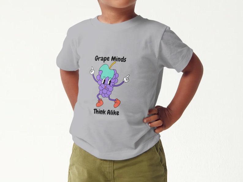 Grape Minds Think Alike Graphic Digital Download Image, Transparent Background SVG & PNG File ...