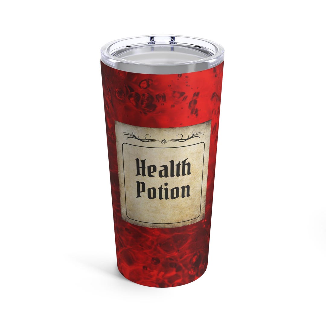 Health Potion Healing Tumbler Mug Cup 20oz - Etsy