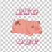 Pig Out Graphic Digital Download Image, Transparent Background SVG ...