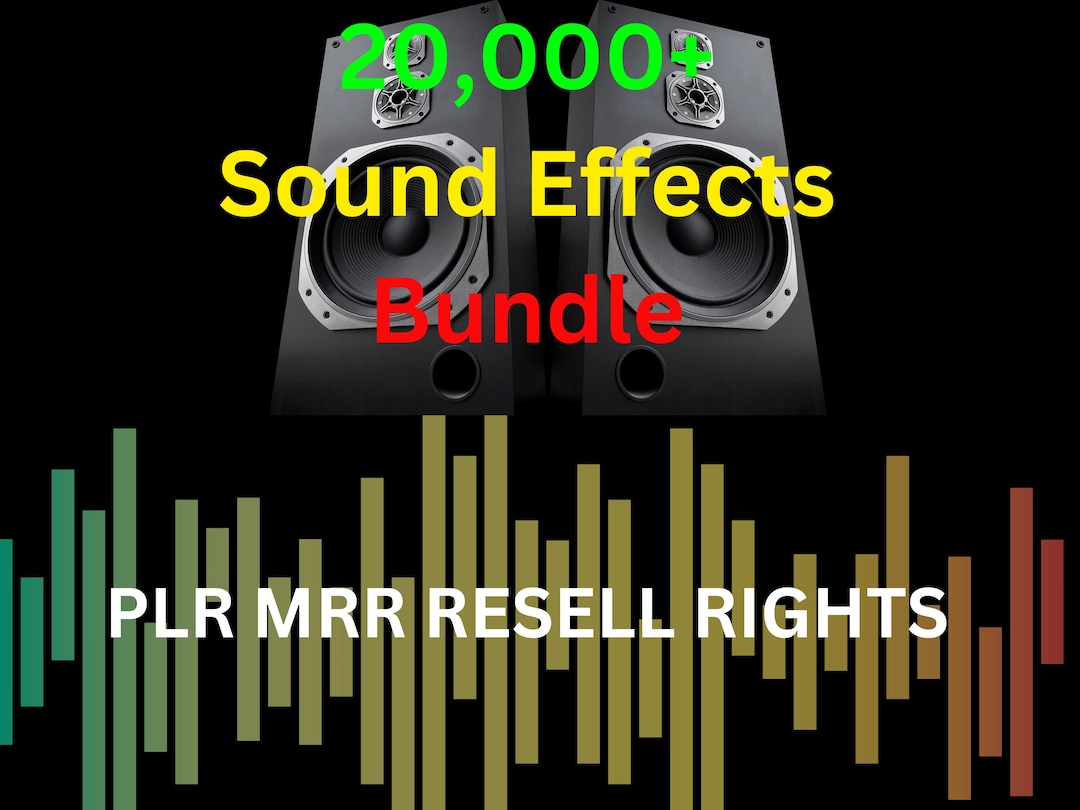 20,000+ Premium Sound Effects Pack Bundle Audio SFX Instant Digital ...