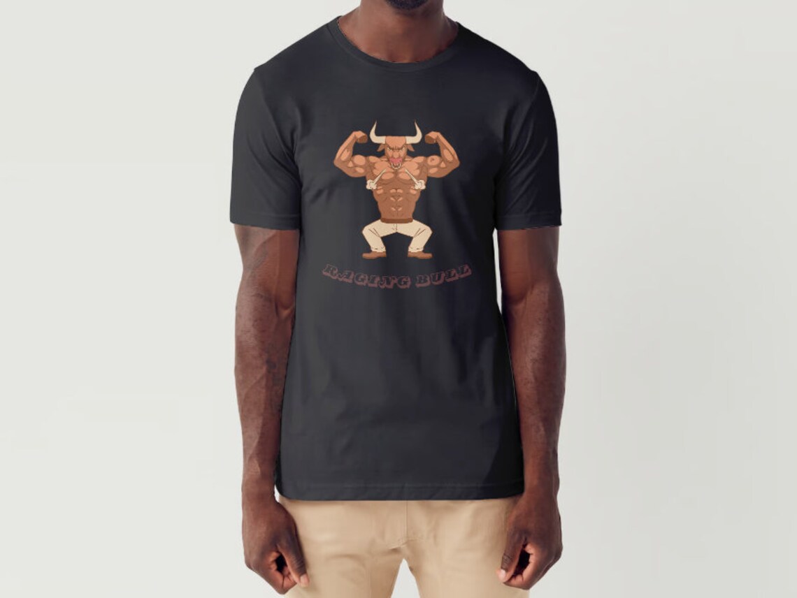 Raging Bull Graphic Digital Download Image, Transparent Background SVG ...