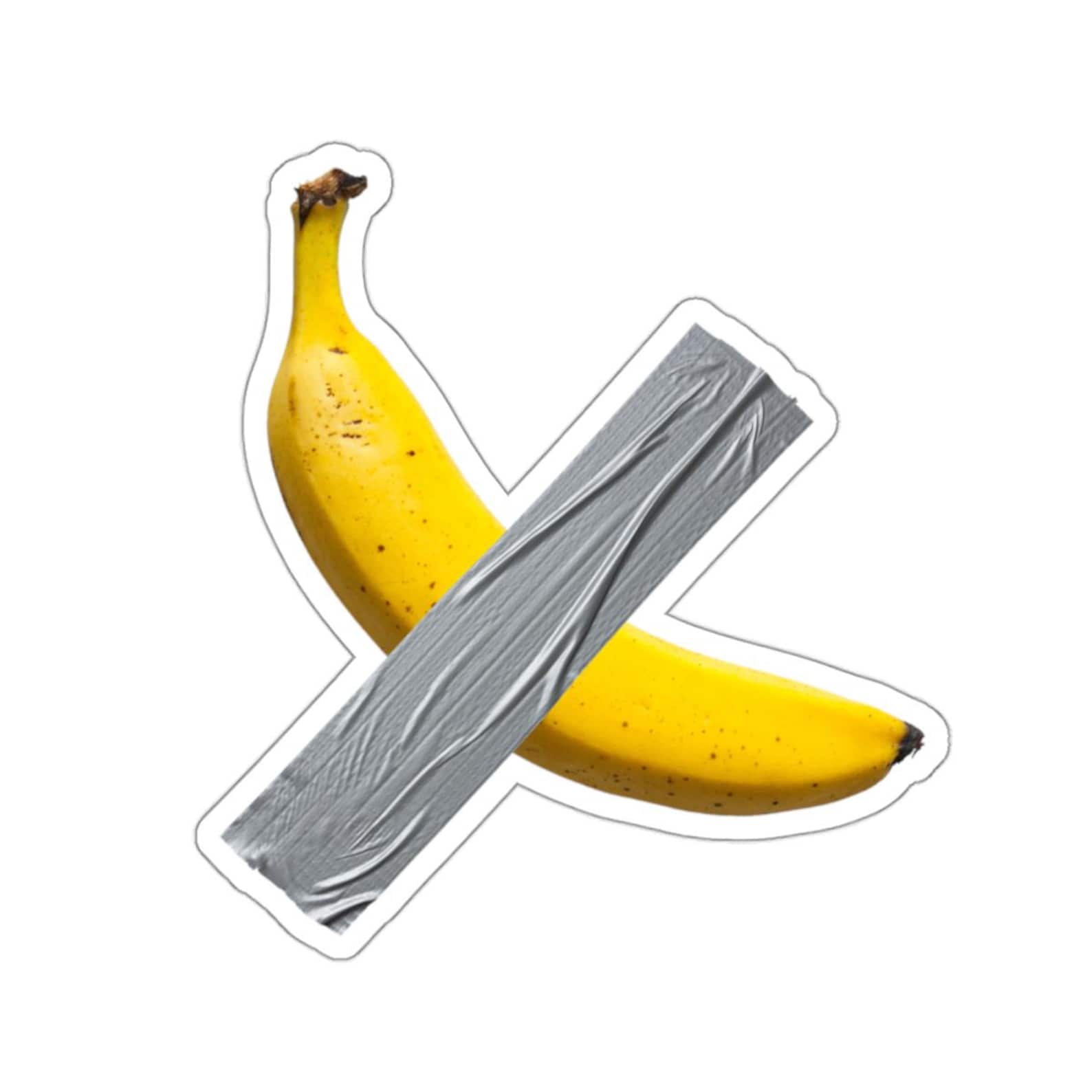 Comedian Art Banana Duct Tape Sticker - Etsy