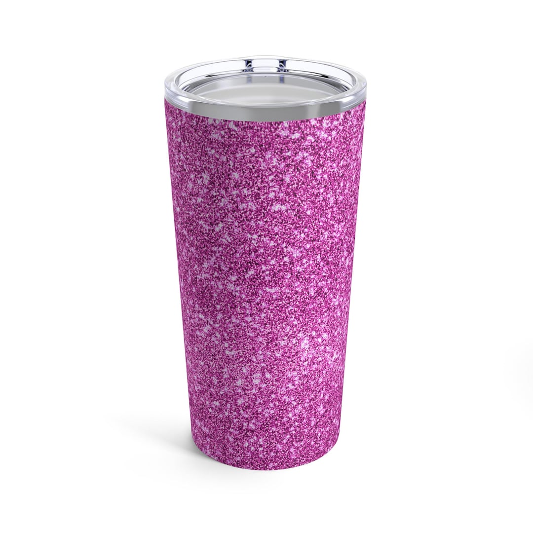 Pink Glitter Tumbler Cup Mug 20oz - Etsy