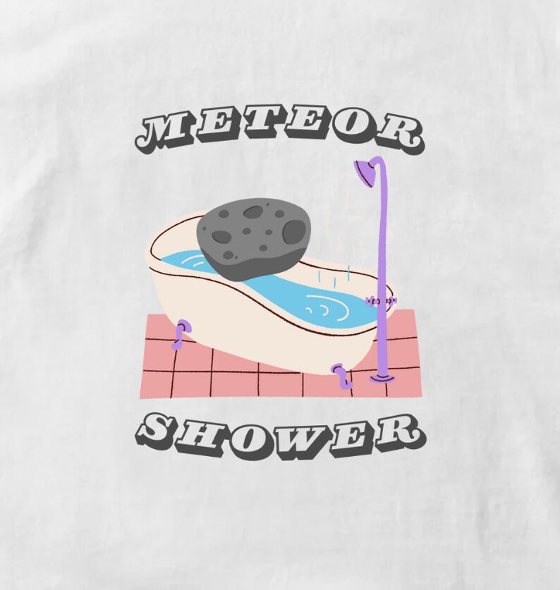 Meteor Shower Graphic Digital Download Image, Transparent Background ...