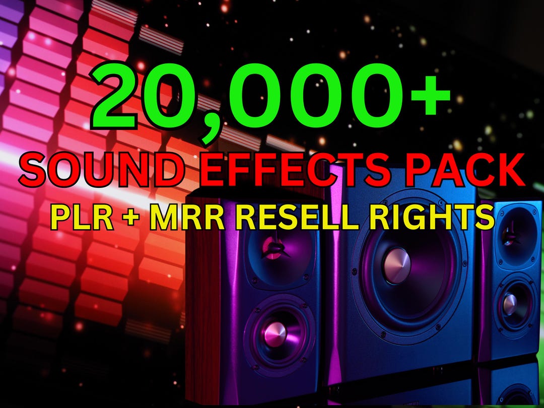 20,000+ Sound Effects Pack Bundle Audio SFX Instant Digital Download - Etsy