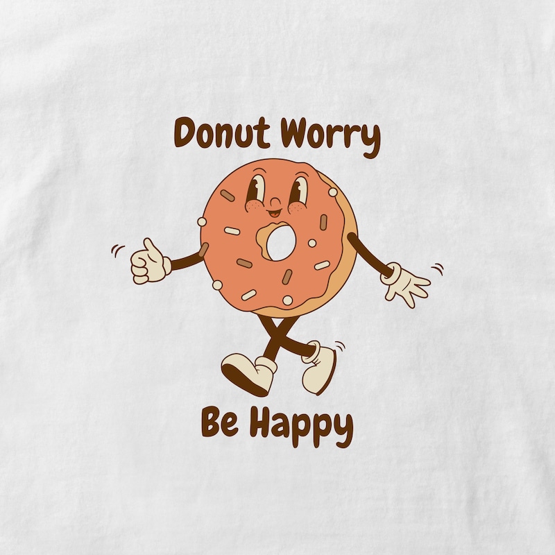 Donut Worry Be Happy - Etsy