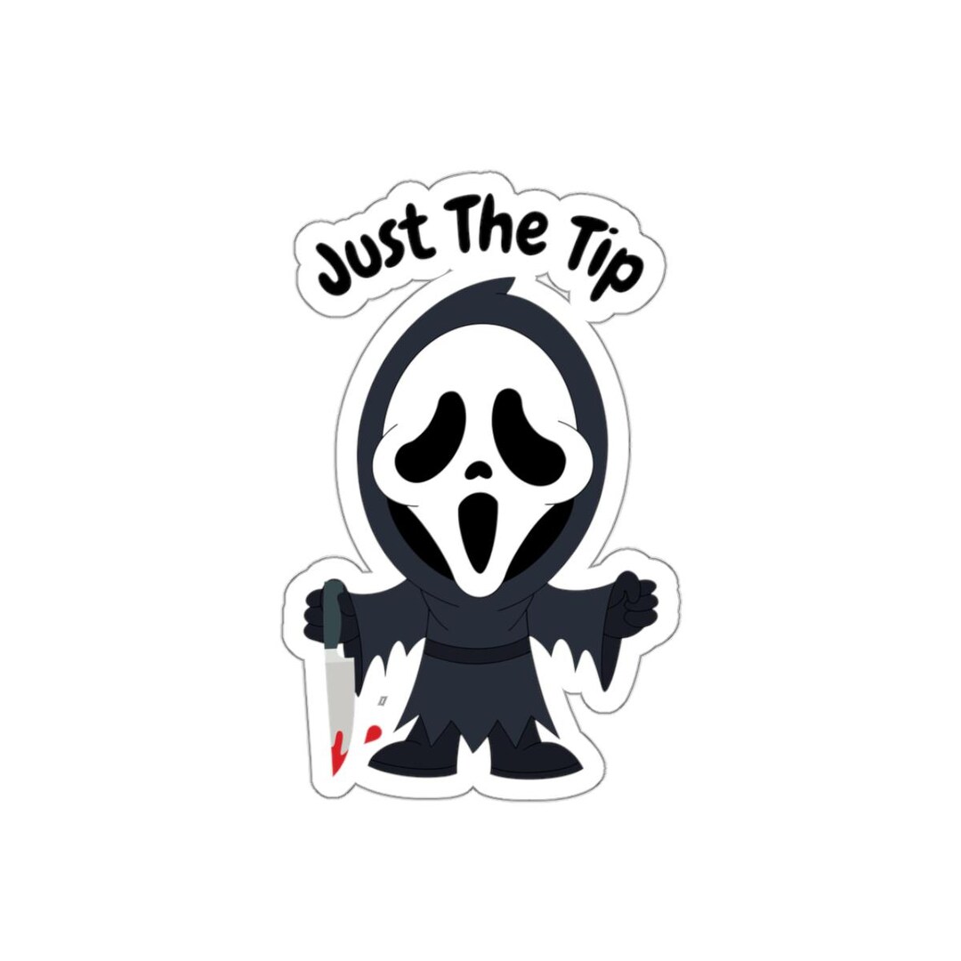 Just the Tip Scream Kiss-cut Stickers - Etsy