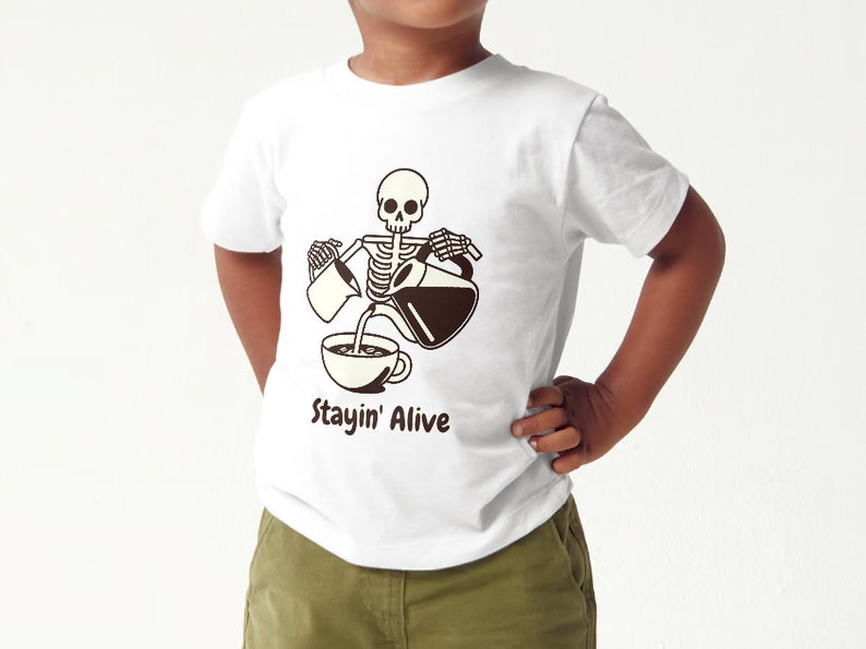 Stayin' Alive Skeleton Graphic Digital Download Image, Transparent ...