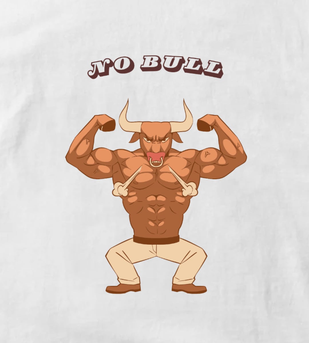 No Bull Graphic Digital Download Image, Transparent Background SVG ...