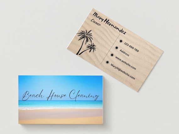 Beach Business Cards 20 Best Beach Business Ideas (March 2025)