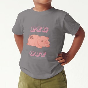 Pig Out Graphic Digital Download Image, Transparent Background SVG ...
