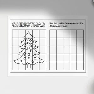 25 Christmas Activity Worksheets & Drawing Puzzle Pages, Printable ...