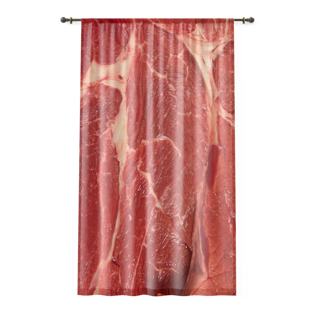 Meat Window Curtain - Etsy