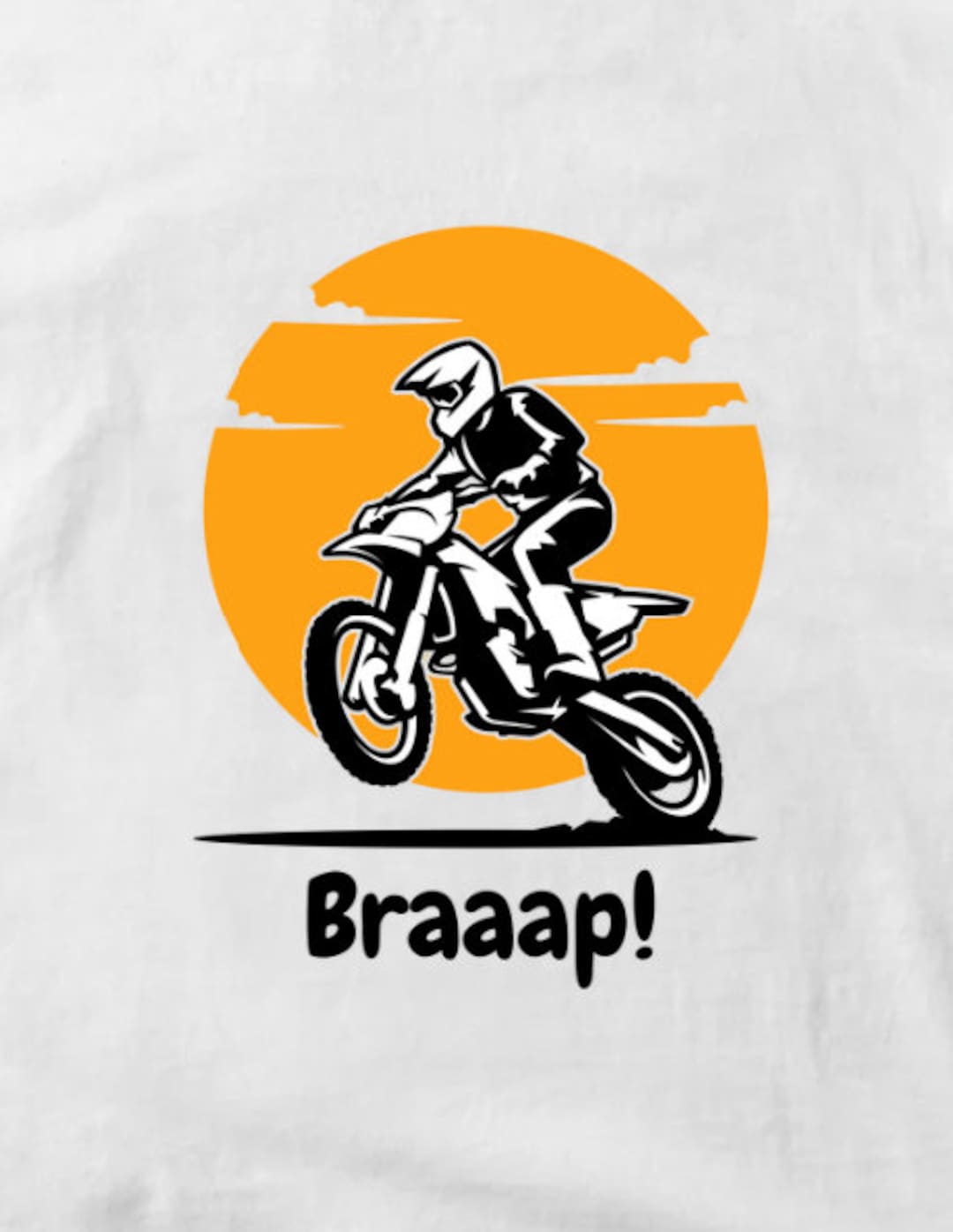 Braaap! Motorcycle Graphic Digital Download Image, Transparent ...