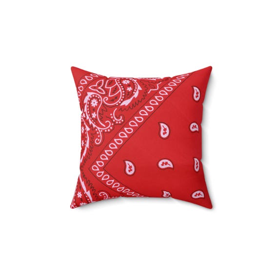 Red Square Pillow