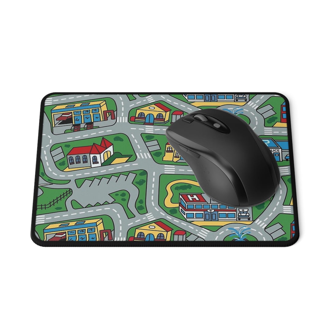Kids City Playmat Carpet Rug Non-slip Gaming Mouse Pad - Etsy